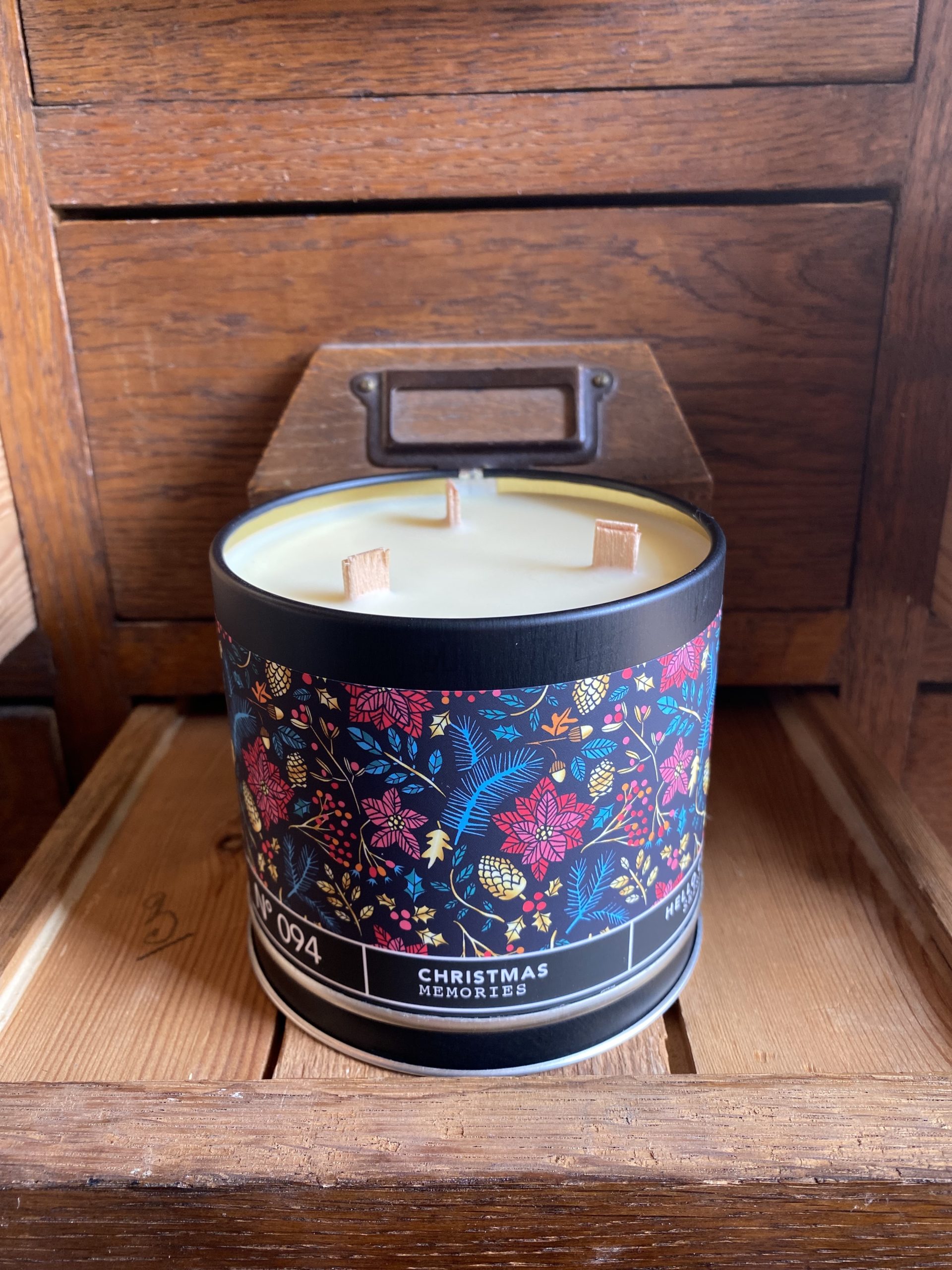 Bougie Souvenirs de Noel – Cerise Noire